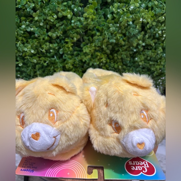 Care Bears | Shoes | Care Bears Nwt Fuzzy Yellow Slippers | Poshmark
